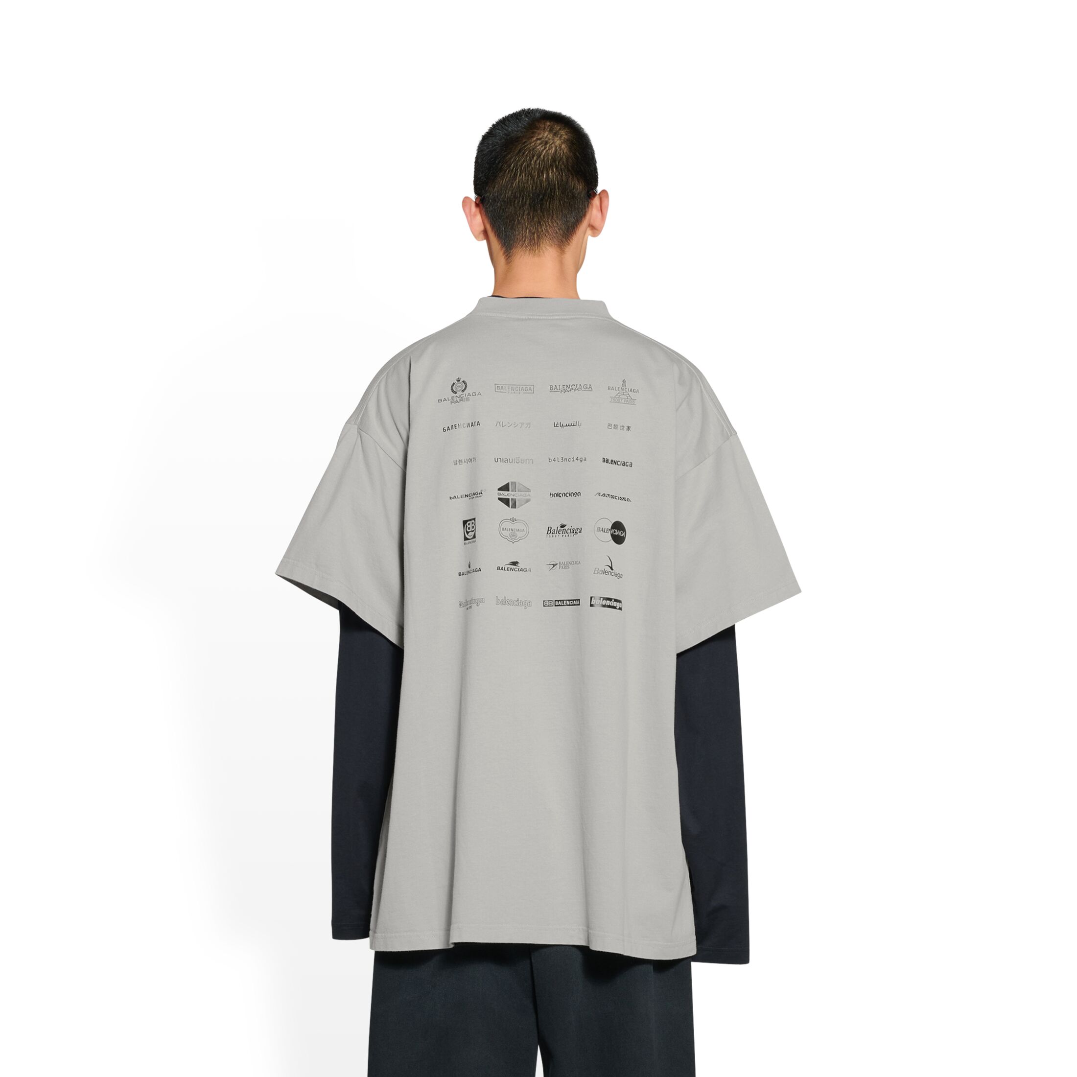 ARCHIVES LOGOS OVERSIZED T恤 | Balenciaga