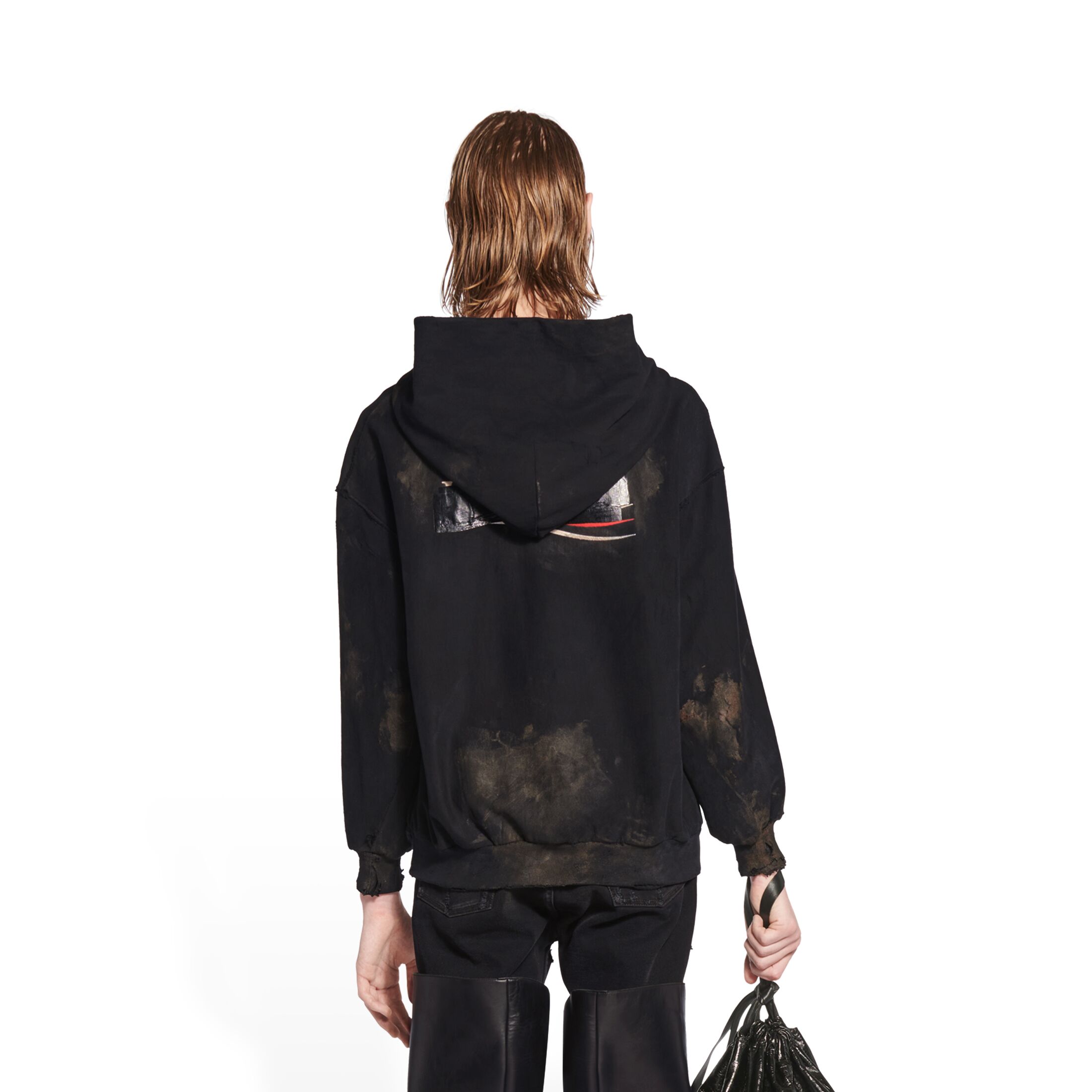 GAFFER修身拉链连帽卫衣 | Balenciaga